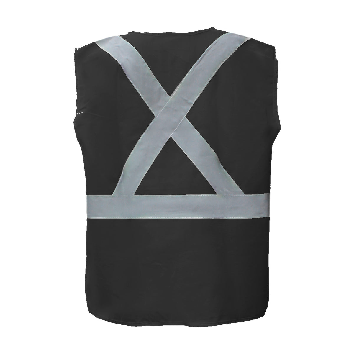 SV711FBK- GLOW SHIELD Black Safety Vest – Elite Safety Products