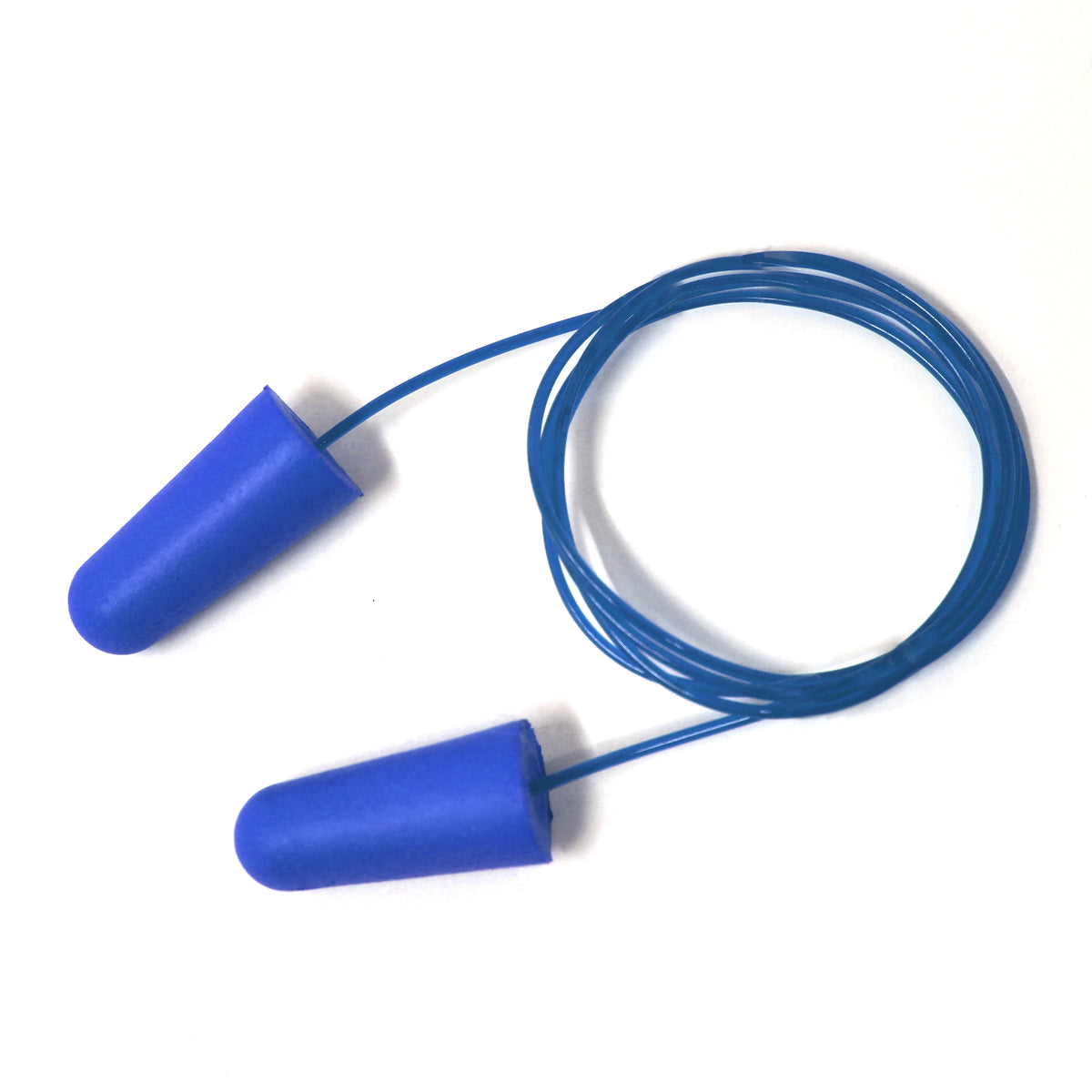 C200B- GENIUS PLUGZ Corded Blue PU Foam Bullet Earplug – Elite Safety ...