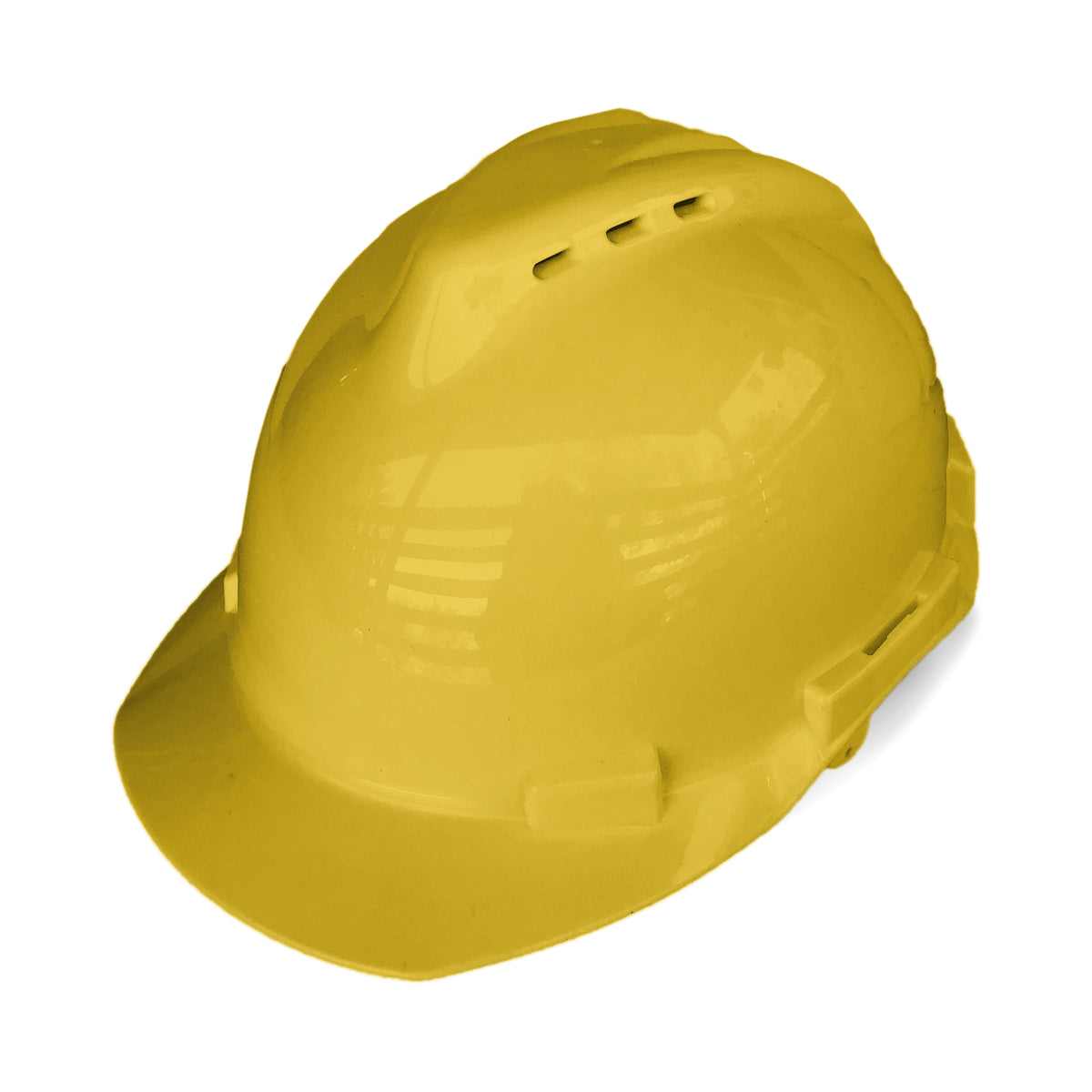 HH20Y6P - 6 Point Ratchet Yellow Vented Hard Hat – Elite Safety Products