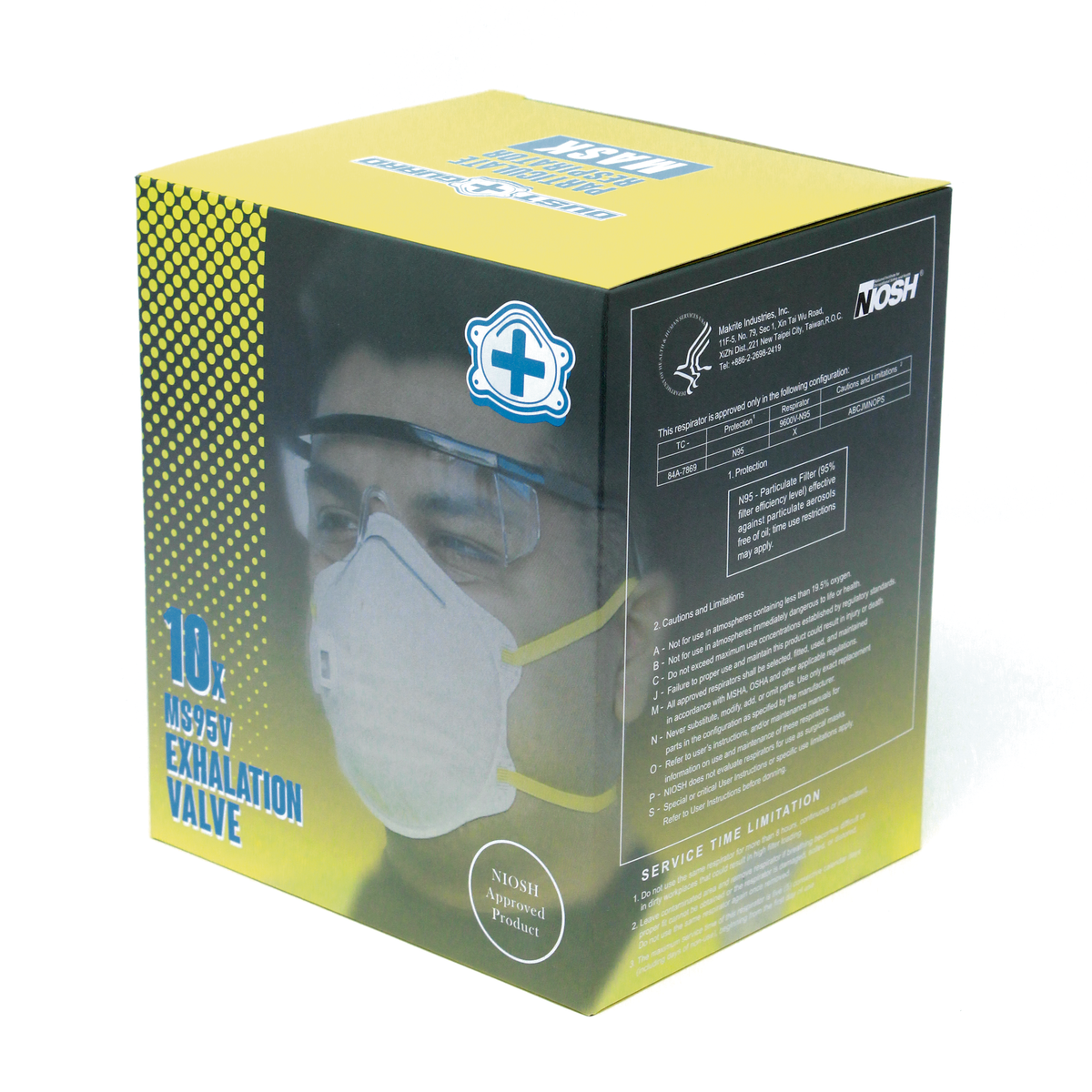 MS95V- ELITE GUARD NIOSH N95 - Exhalation Valve Masks – Elite Safety ...